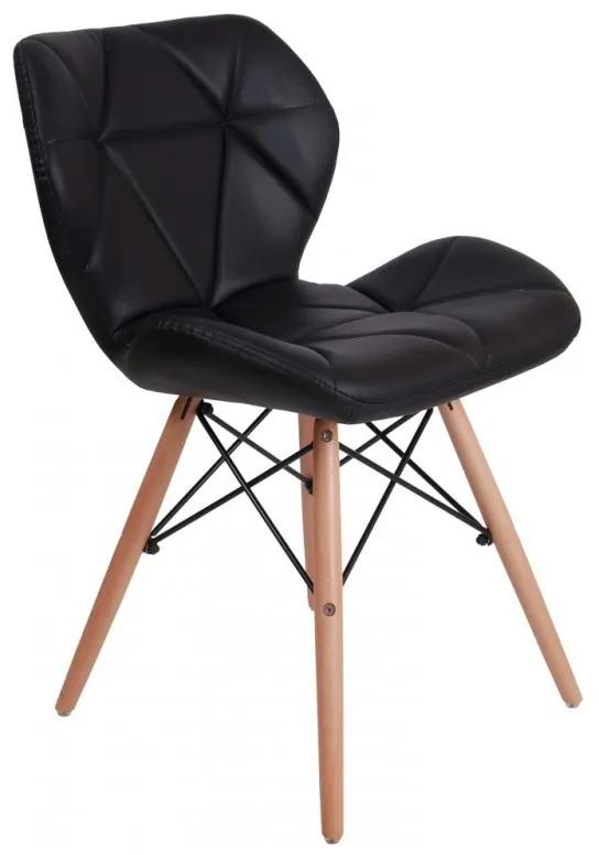 Čalouněná židle MURET - černá