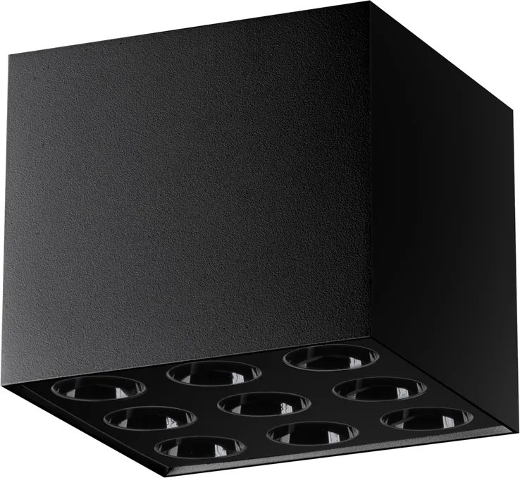 Sollux Lighting Stropní svítidlo OZZY černé LED