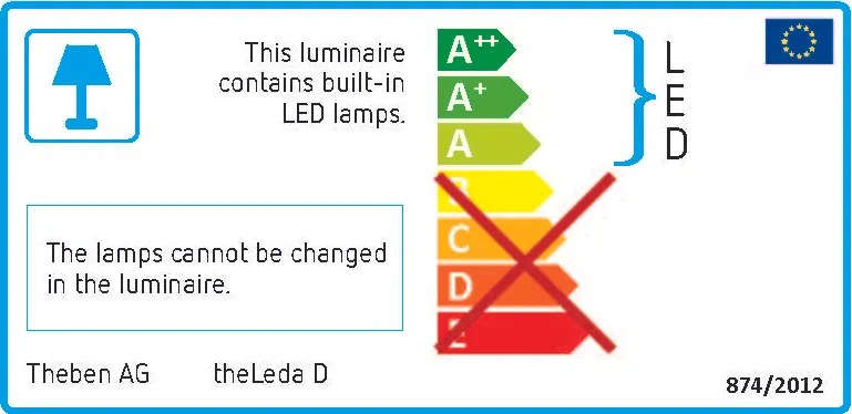 LED nástěnné svítidlo s čidlem pohybu THEBEN theLeda D SU AL 14W IP55 1020902