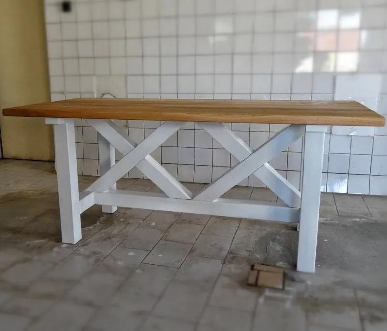 KULHÁNEK Jídelní stůl ve stylu Provence Velikost desky: 230x90 cm