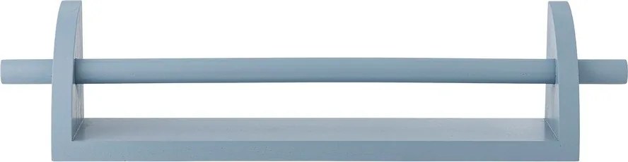 Modrá dětská police z masivu pavlovnie 60 cm Mingus – Bloomingville Mini