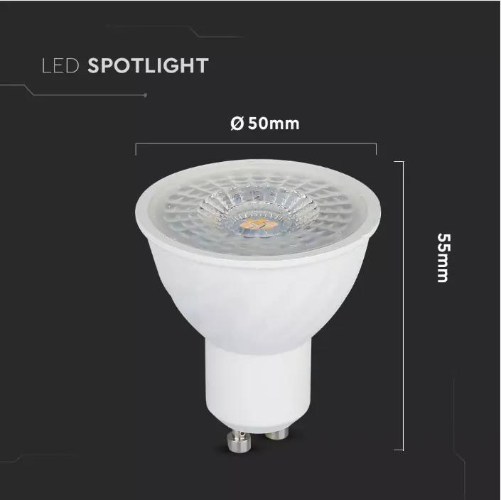 LED Solution LED bodová žárovka 6W GU10 230V stmívatelná Barva světla Studená bílá