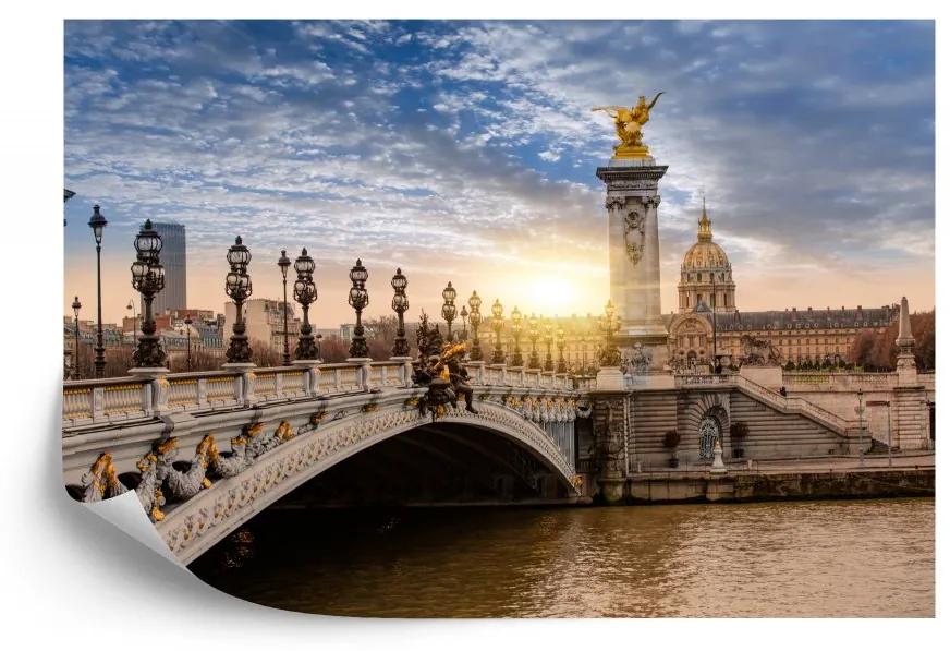 Fototapeta Panorama Paříže Omyvatelný vlies 90x60