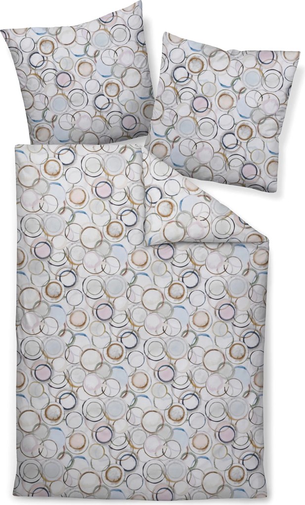 XXXLutz POVLEČENÍ, makosatén, vícebarevná, 140/200 cm Janine - Povlečení - 003361099901
