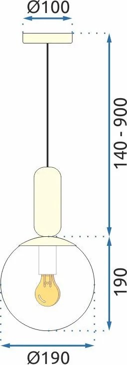 Toolight Toolight, Kovová stropní lampa skleněná APP474-1CP, zlatá, OSW-00606