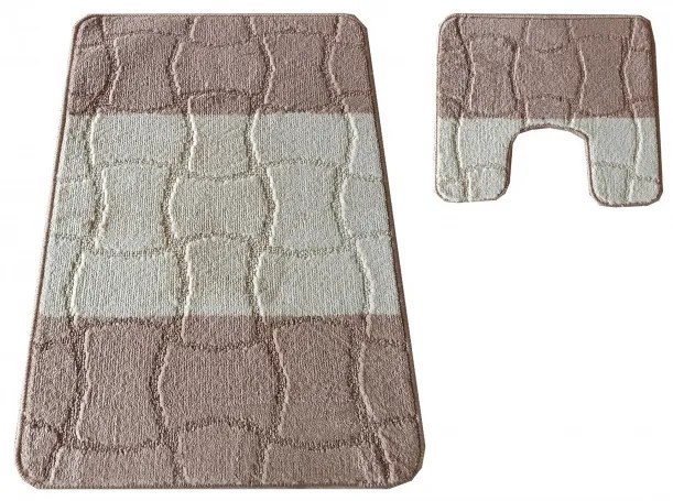 Sada koupelnových koberečků Montana Sariyer XL Beige