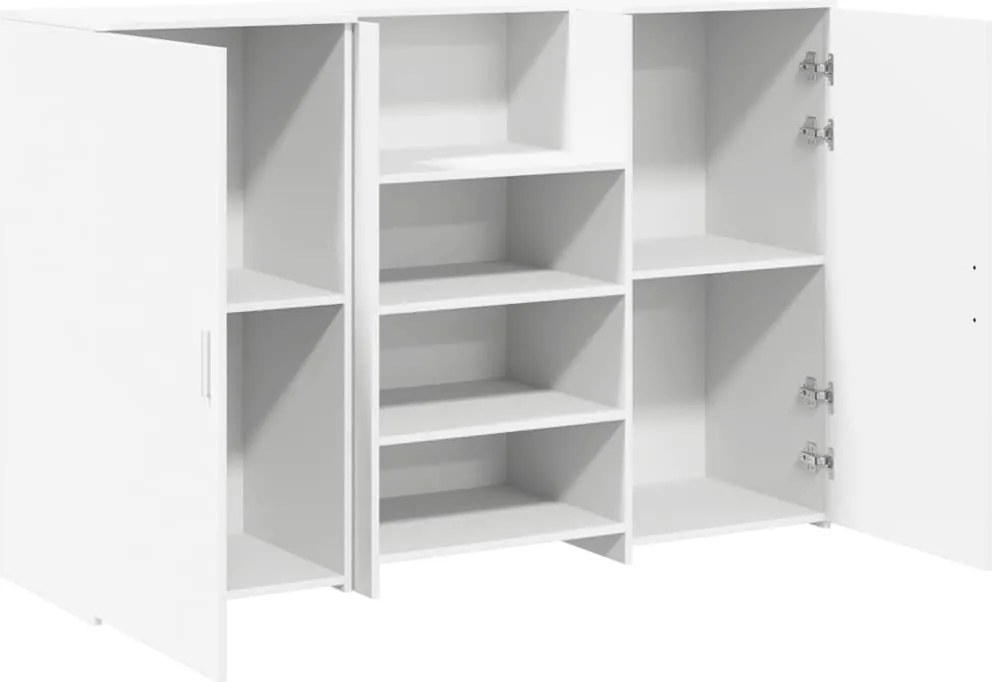 Recepční stůl bílý 155x50x103,5 cm kompozitní dřevo 3324196