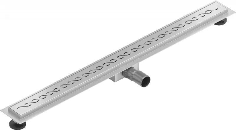 Mexen Flat nerezový sprchový žlab 100 cm vzor M18, 1023100-15