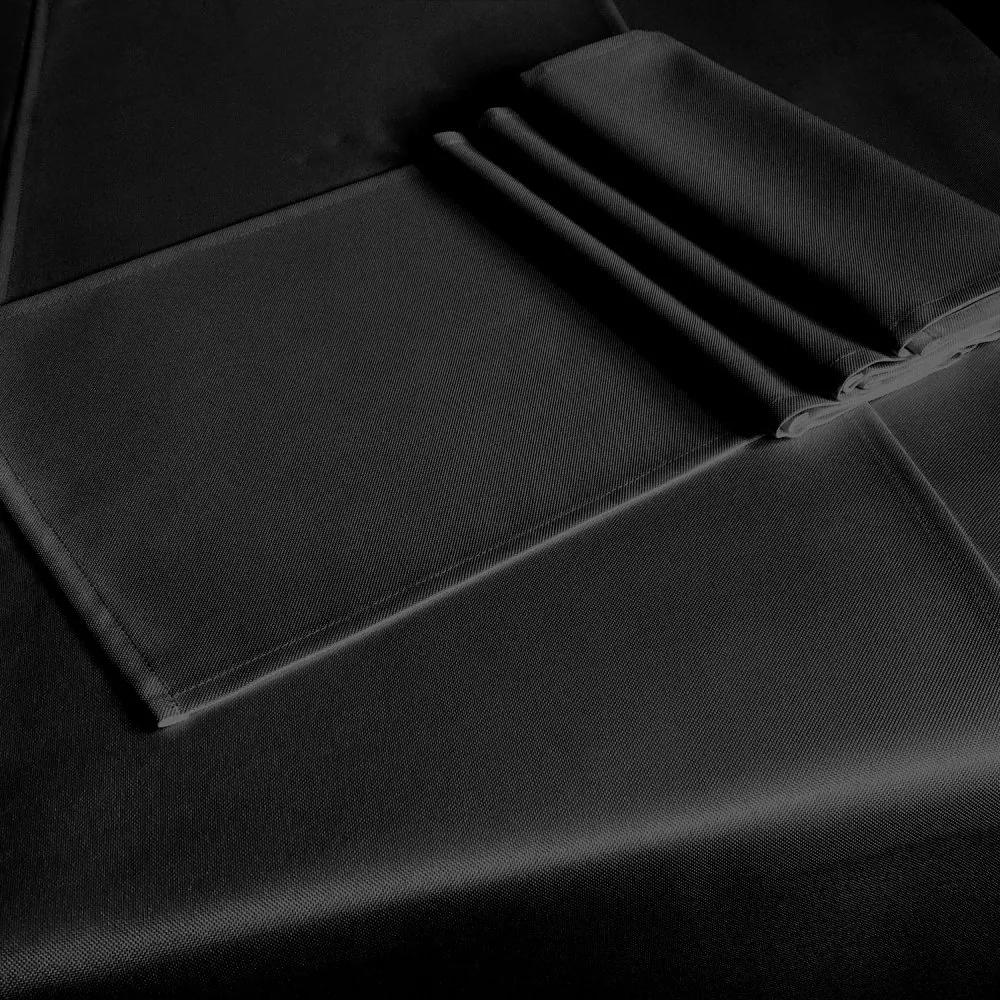 Teflonový ubrus 240 g / m2 - černý 100x100cm