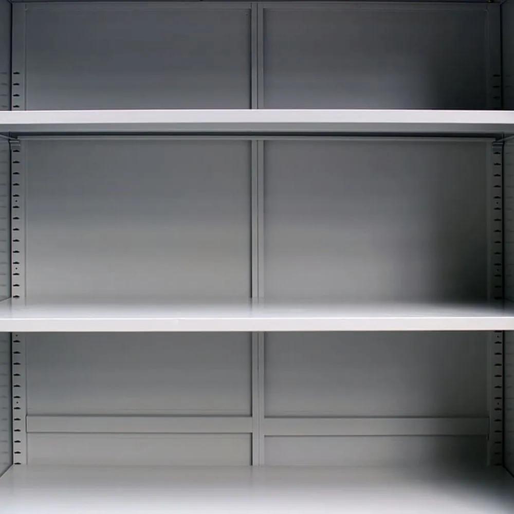 Petromila Kancelářská skříň 90 x 40 x 140 cm ocelová šedá