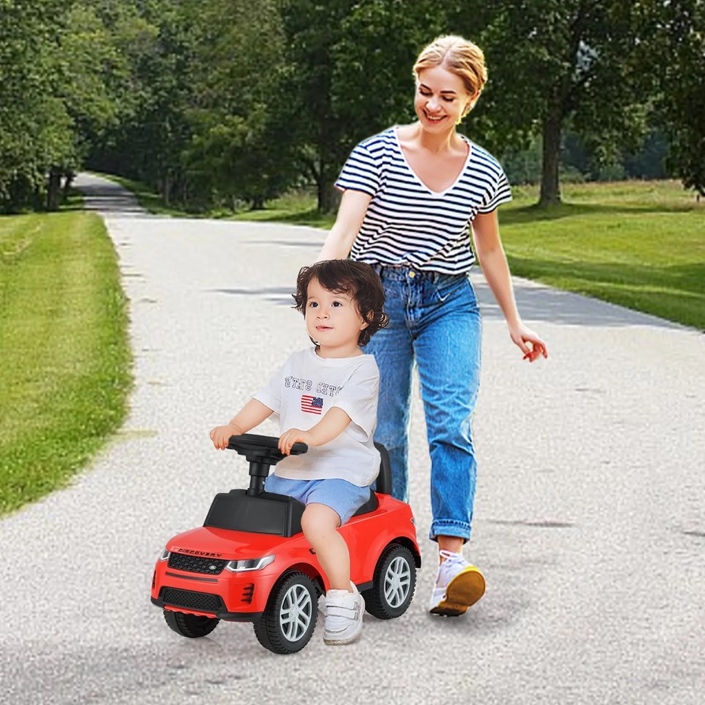 Costway Pojízdné auto s úložným prostorem, pojízdné auto, dětské