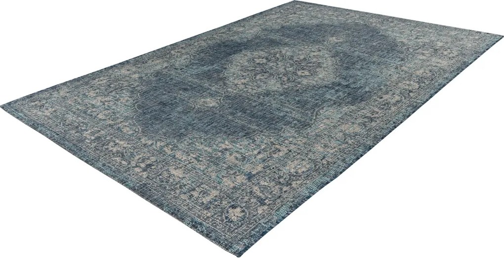 Obsession, AKCE: 120x170 cm Kusový koberec Nordic 875 navy – na ven i na doma, modrá, chodba / předsíň
