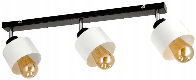 BERGE LED závěsná lampa Beam - 3xE27 - CUBE WHITE