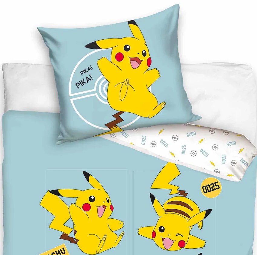 Dětské povlečení Pokémon Pika Pika Pikachu