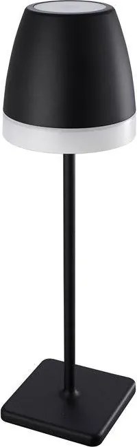 NV 9223400 Venkovní stolní lampa COLT černý litý hliník a akryl LED 2W 3000K IP54 62st. 5V DC vypínač na těle USB kabel stmívatelné - NOVA LUCE