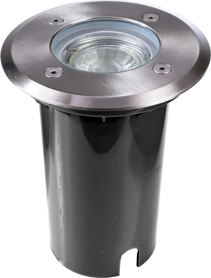 IMPR 730474 Deko-Light zemní svítidlo Aton kulaté 220V GU10 7W stříbrné - DEKOLIGHT