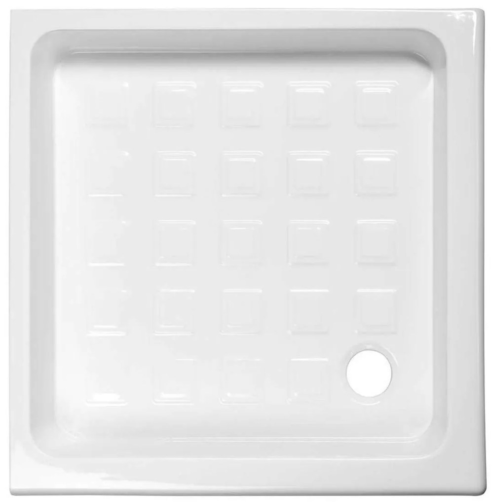 Sapho Kerasan Retro - Keramická sprchová vanička, čtverec 90x90x20 cm, bílá 133801