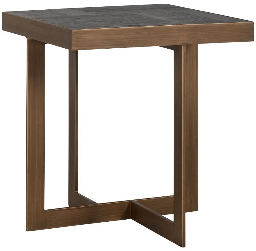 OnaDnes -20% Černý dubový odkládací stolek Richmond Cambon 50 x 50 cm