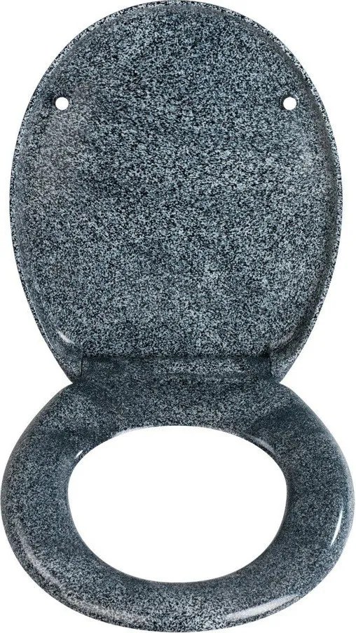 Toaletní sedadlo OTTANA GRANIT - Duroplast, volně padající, WENKO