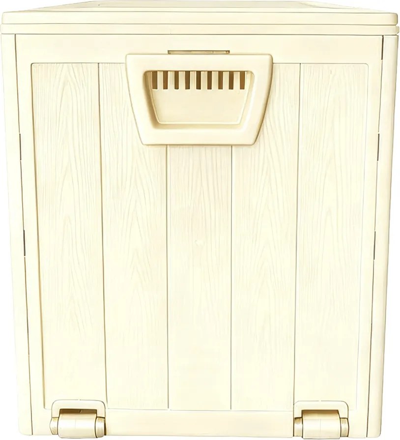 Plastový zahradní úložný box VEREDO - béžový