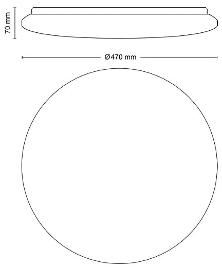 Philips - LED Stmívatelné stropní svítidlo IZSO LED/40W/230V 2700-6500K + DO