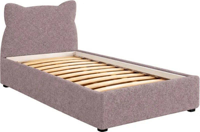 Postel s roštem, růžová, 90x200, MNAU Kondela 0000417755