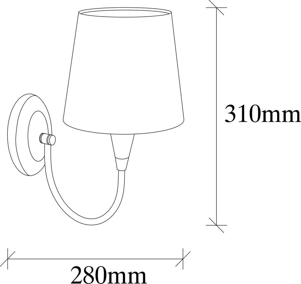 Nástěnná lampa, Pardo - 3031