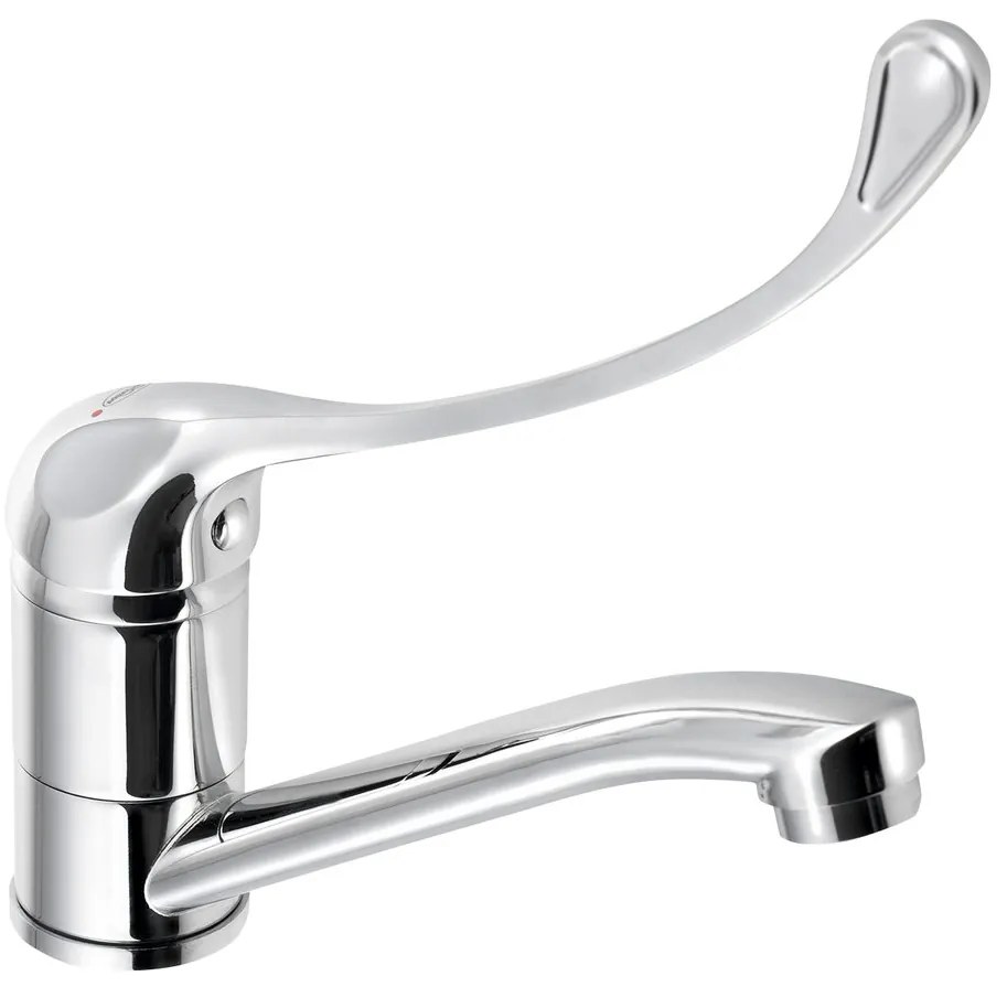 Aqualine 35 umyvadlová baterie stojánková s otočnou hubicí lékařská páka chrom 54196