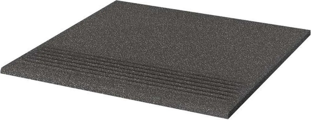 RAKO Taurus Granit - Schodovka 29,8x29,8 cm, černá TCA34069