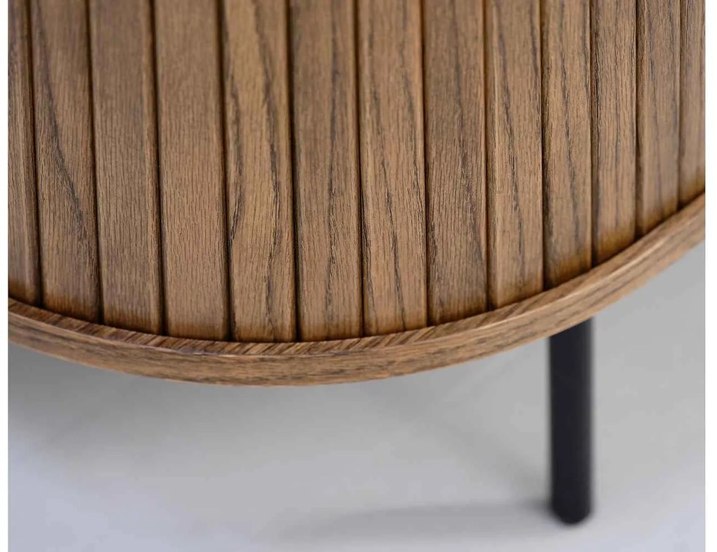 Designová komoda Vasiliy 140 cm kouřový dub