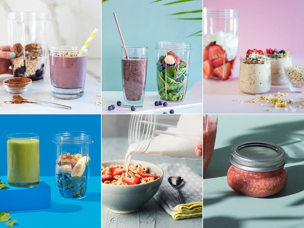 Delimano Nutribullet černý, 600W, sada 5ks