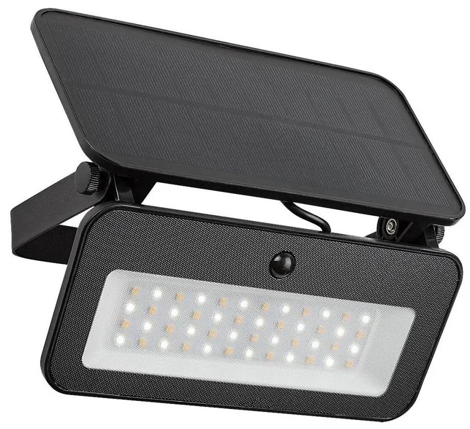 Rabalux 77160-LED Solární reflektor se senzorem LED/8W/3,7V 3000/4000/6500K IP65