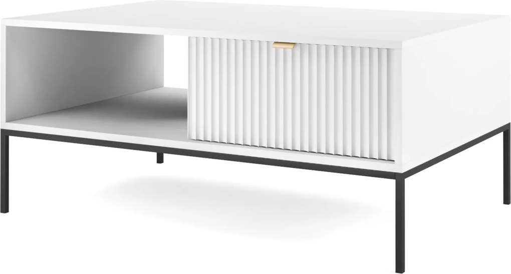 PSK Konferenční stolek NEMO L104, Bílá 104 cm Dekor nohou: Zlaté