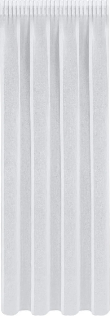 ZÁCLONA NA PÁSCE ELPIDIA 140X270 CM BÍLÁ