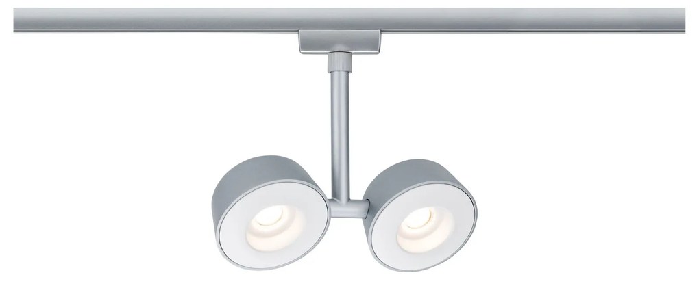 Paulmann 95471 Double Pellet, spot pro Urail system, 2x4W LED 2700K stmívatelný, matný chrom