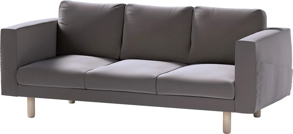 Potah na pohovku IKEA Norsborg 3-místná barva hnědá látka sametová