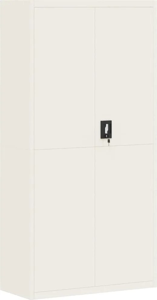 Kartotéka bílá 90 x 40 x 220 cm ocel 3188314