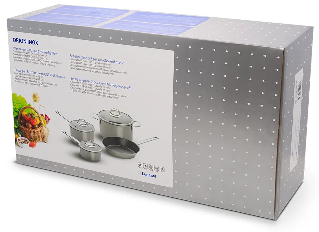 Sada hrnců 7 ks – Orion Inox - 600239
