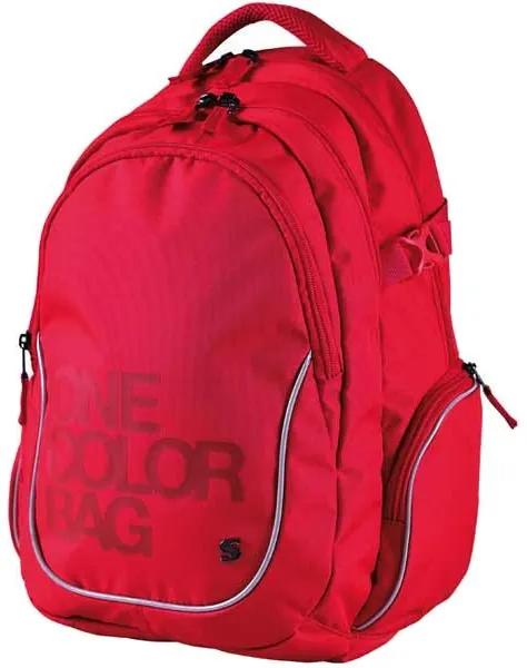 Studentský batoh Stil One Color červený