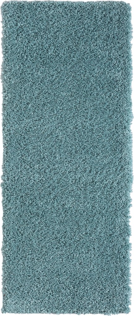 My Flair, Běhoun My Shaggy hellblau, 80x300, modrá, chodba / předsíň