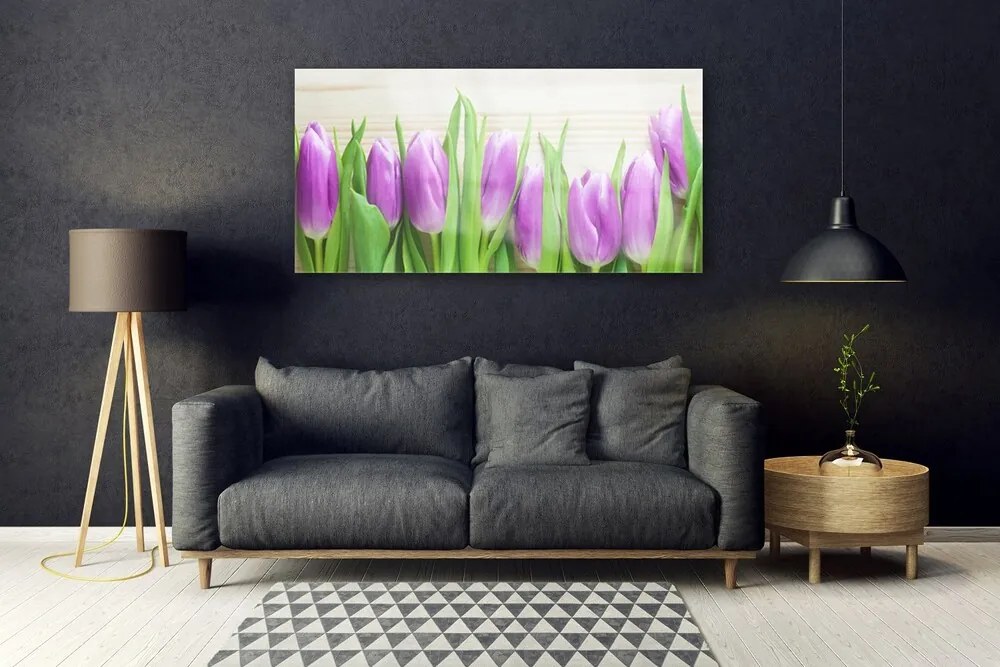 Plexisklo-obraz Tulipány Květiny Příroda 120x60 cm