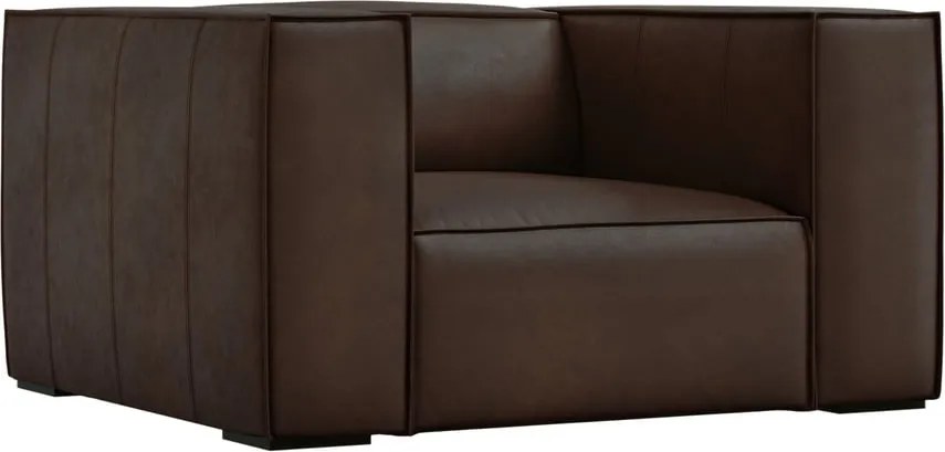 Tmavě hnědé kožené křeslo Madame - II. jakost – Windsor &amp; Co Sofas