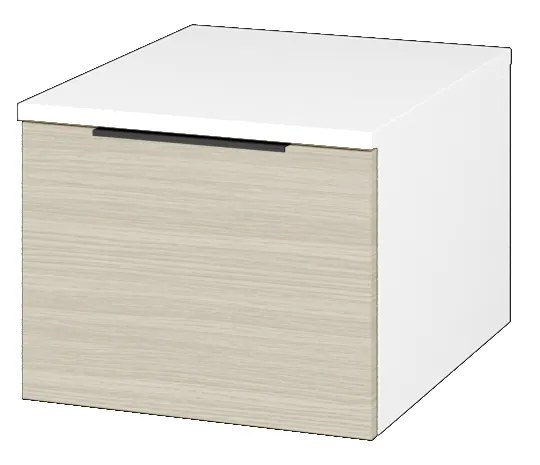 Dřevojas Skříň nízká DOS SNZ1 40 Varianta: M01 Bílá mat / Úchytka T01 / M01 Bílá mat