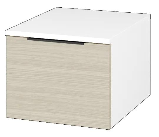 Dřevojas Skříň nízká DOS SNZ1 40 Varianta: M01 Bílá mat / Úchytka T05 / M01 Bílá mat
