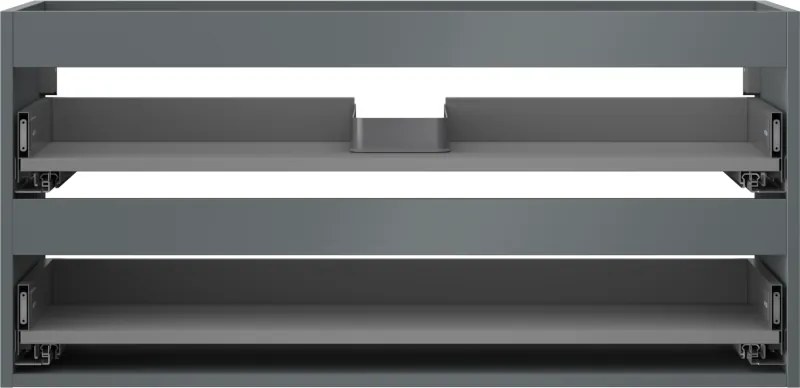 Mexen Box-A, závěsná skříňka 100 cm, 2 zásuvky, grafitová matná, 91AX0-1000-470-2-66