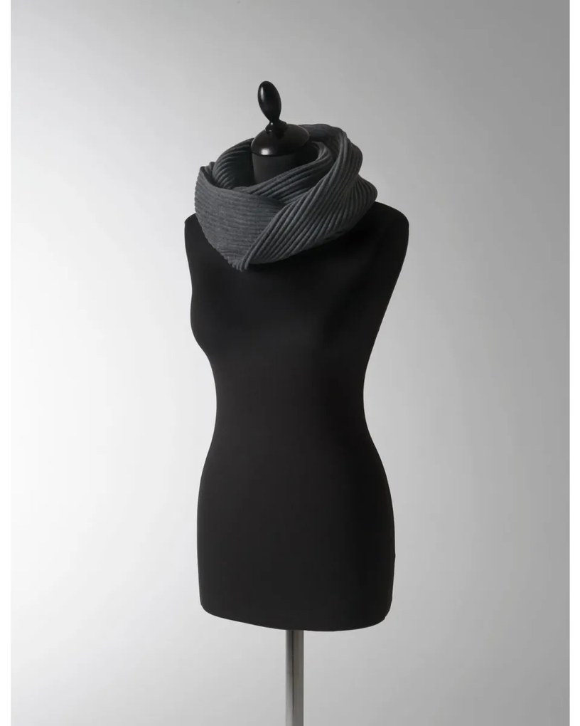 Unisex šála/tunel Snood tmavě šedá Design House Stockholm