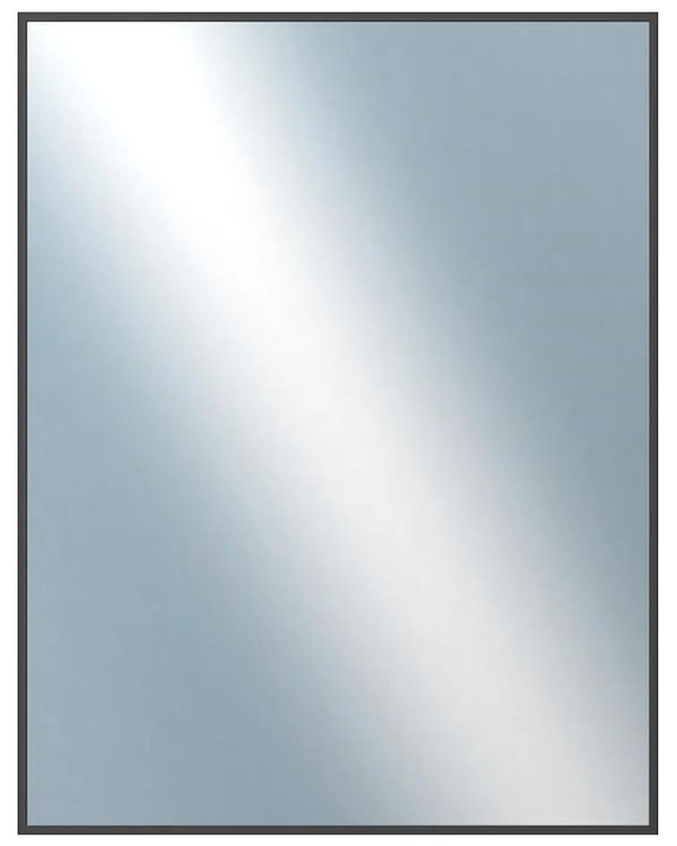 DANTIK - Zarámované zrcadlo - rozměr s rámem cca 70x90 cm z lišty Hliník černá | P269-021 (7269021)