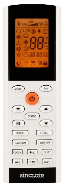 Klimatizace Sinclair Terrel white 1+2 (2,7kW + 3,5kW) Multi-split R32