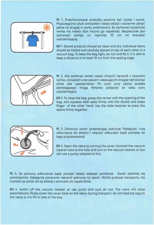 Sada vakuových pytlů 15ks SPRINGOS VB0017