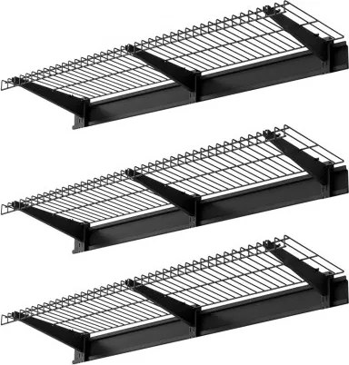 3patrový vysoce odolný nástěnný regál do garáže, 275 × 914 mm VEVOR